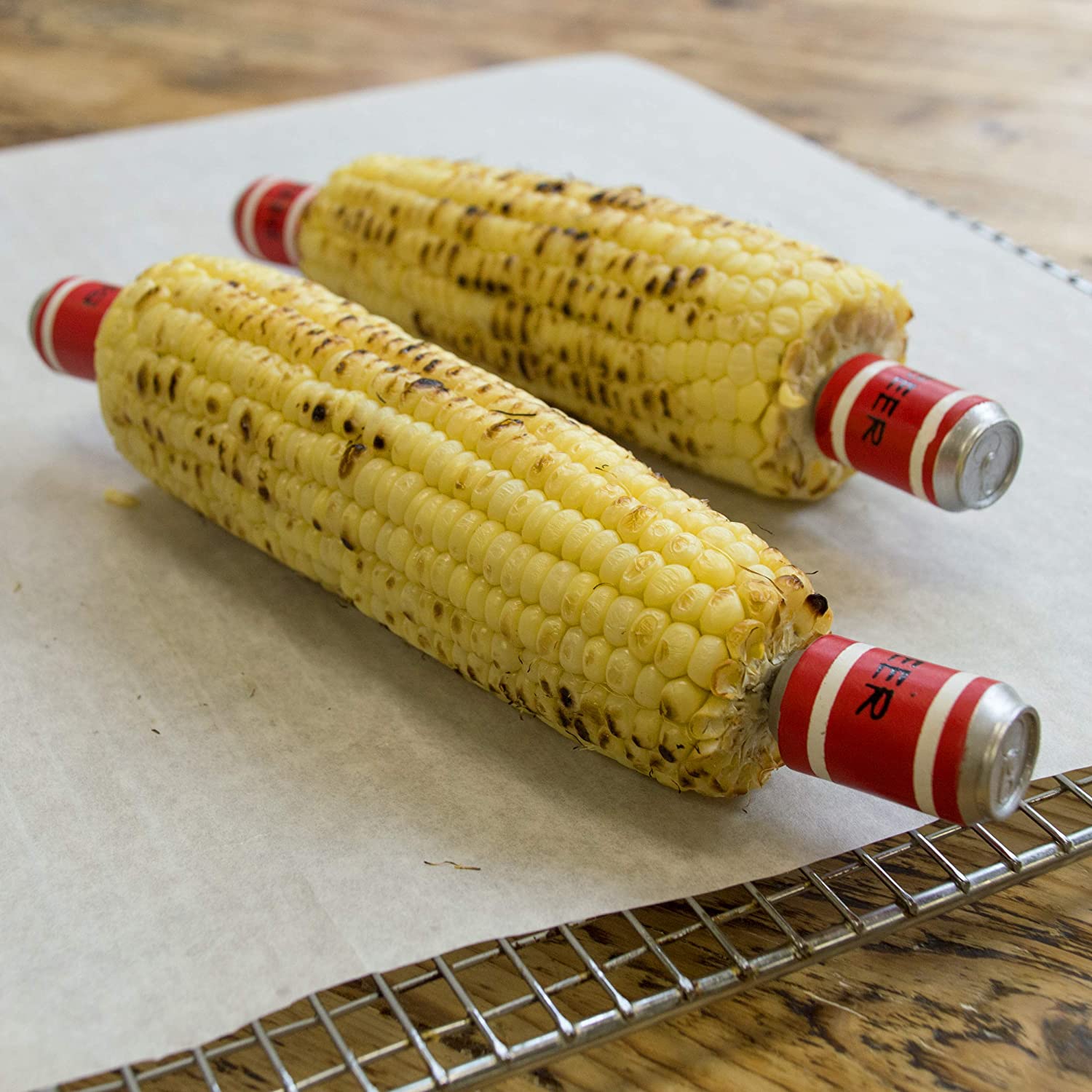 Beer Can Corn Cob Holders – Miniature Versions of Things