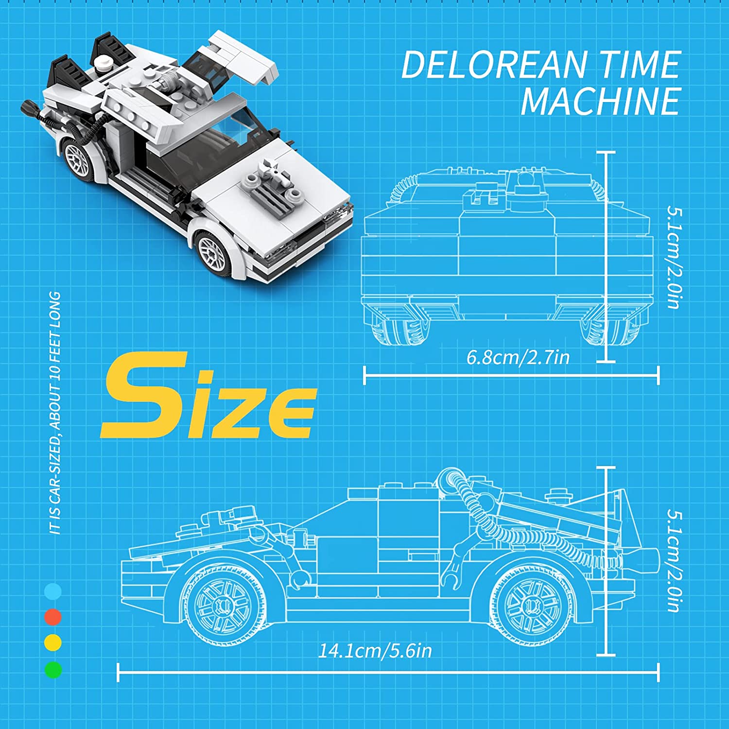 DIY Miniature Delorean Back to the Future Kit – Miniature Versions of ...