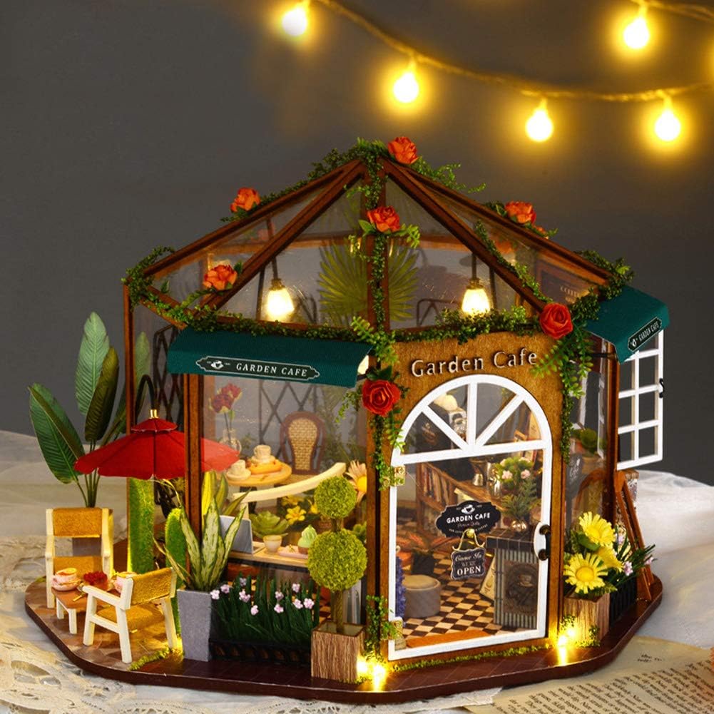 Garden Cafe DIY Dollhouse Coffeeshop – Miniature Versions of Things