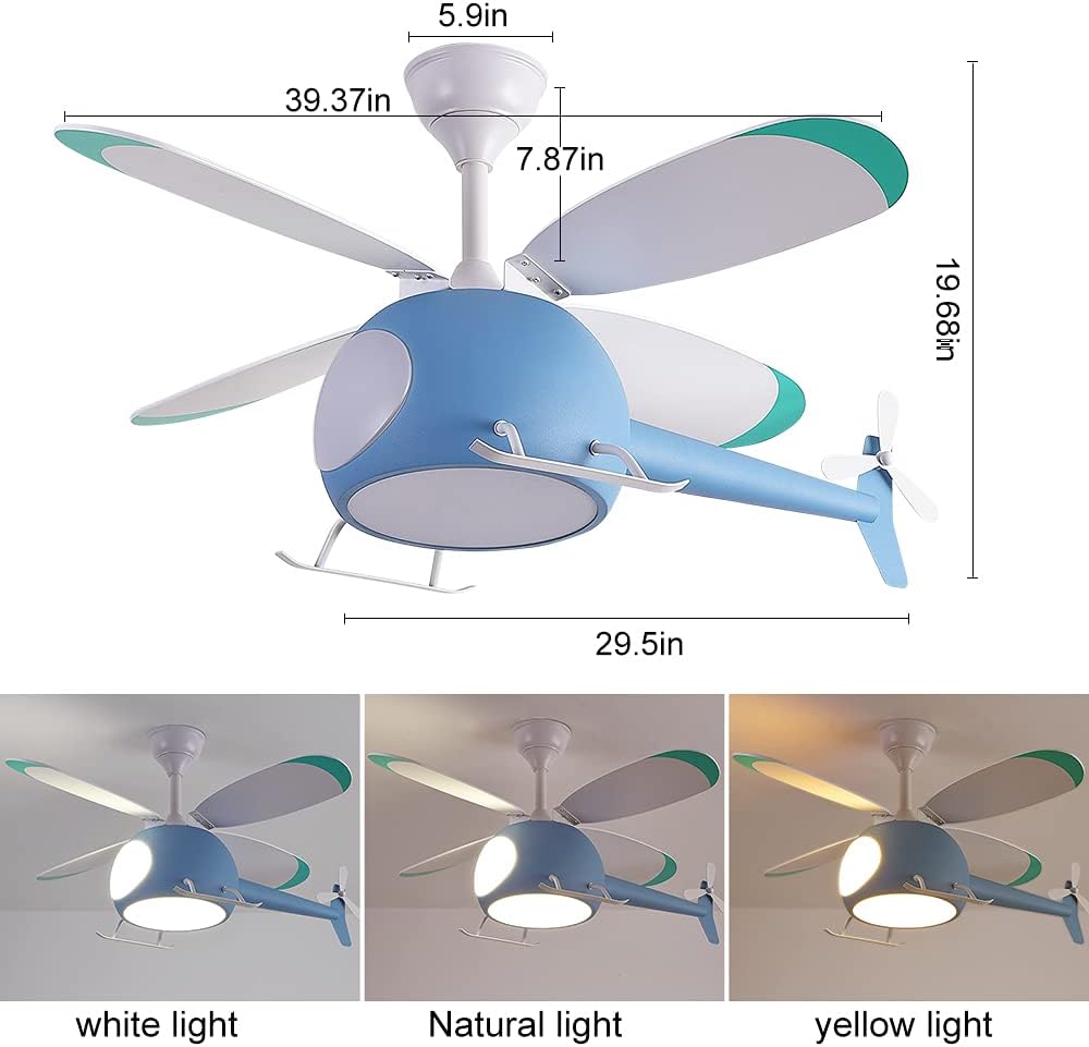 Miniature Helicopter Ceiling Fan – Miniature Versions of Things