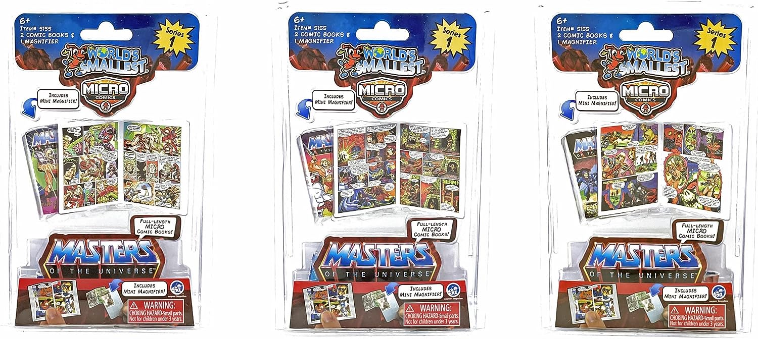 World’s Smallest Masters of the Universe Comics – Miniature Versions of ...