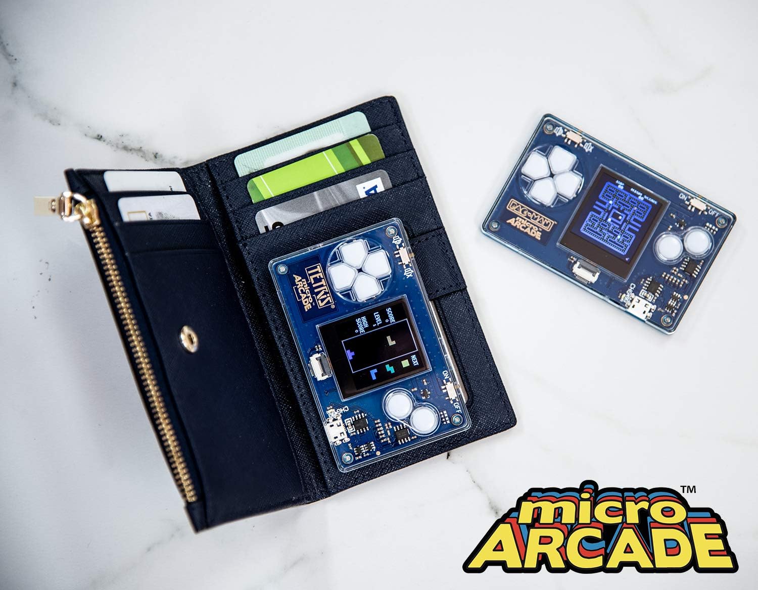 Micro Pac-Man Wallet Sized Arcade Game – Miniature Versions of Things