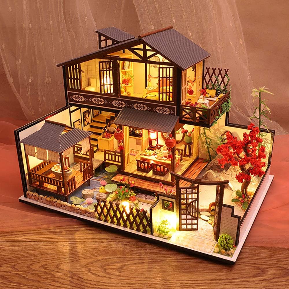 Beautiful DIY “Sakura” Dollhouse Kit – Miniature Versions of Things