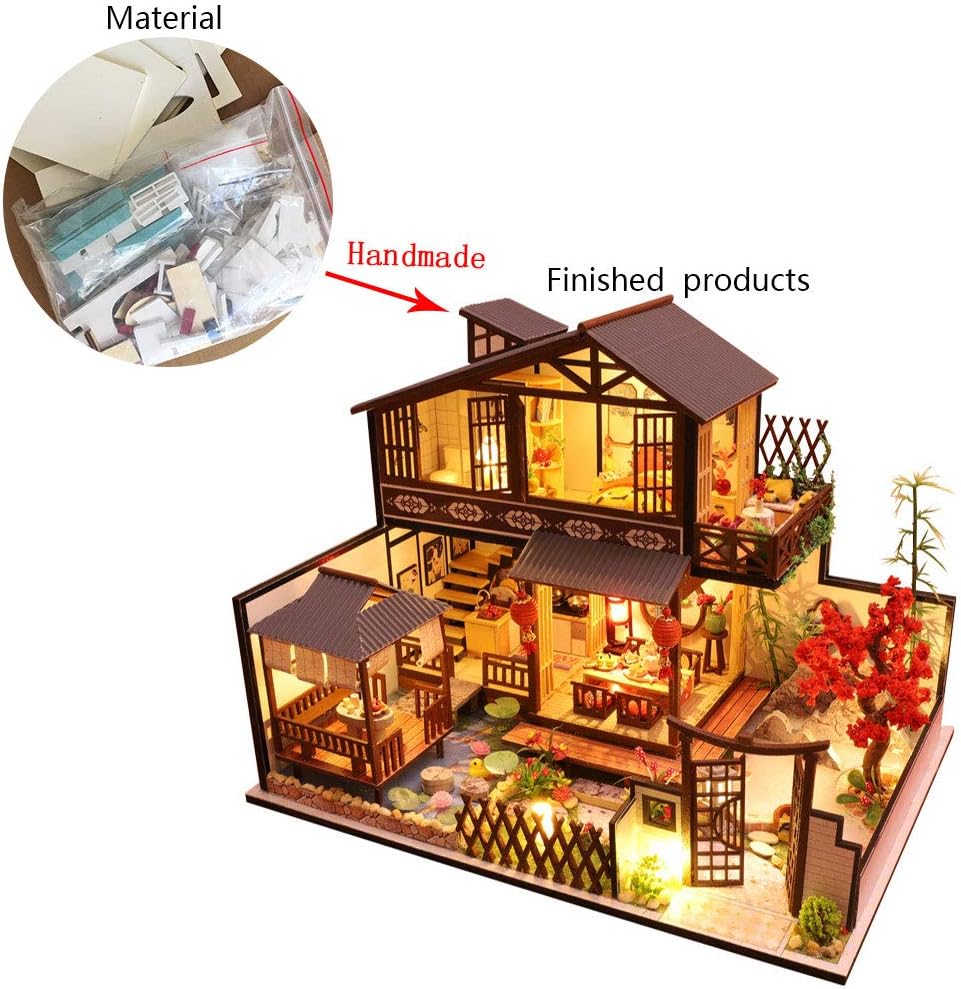 Beautiful DIY “Sakura” Dollhouse Kit – Miniature Versions of Things