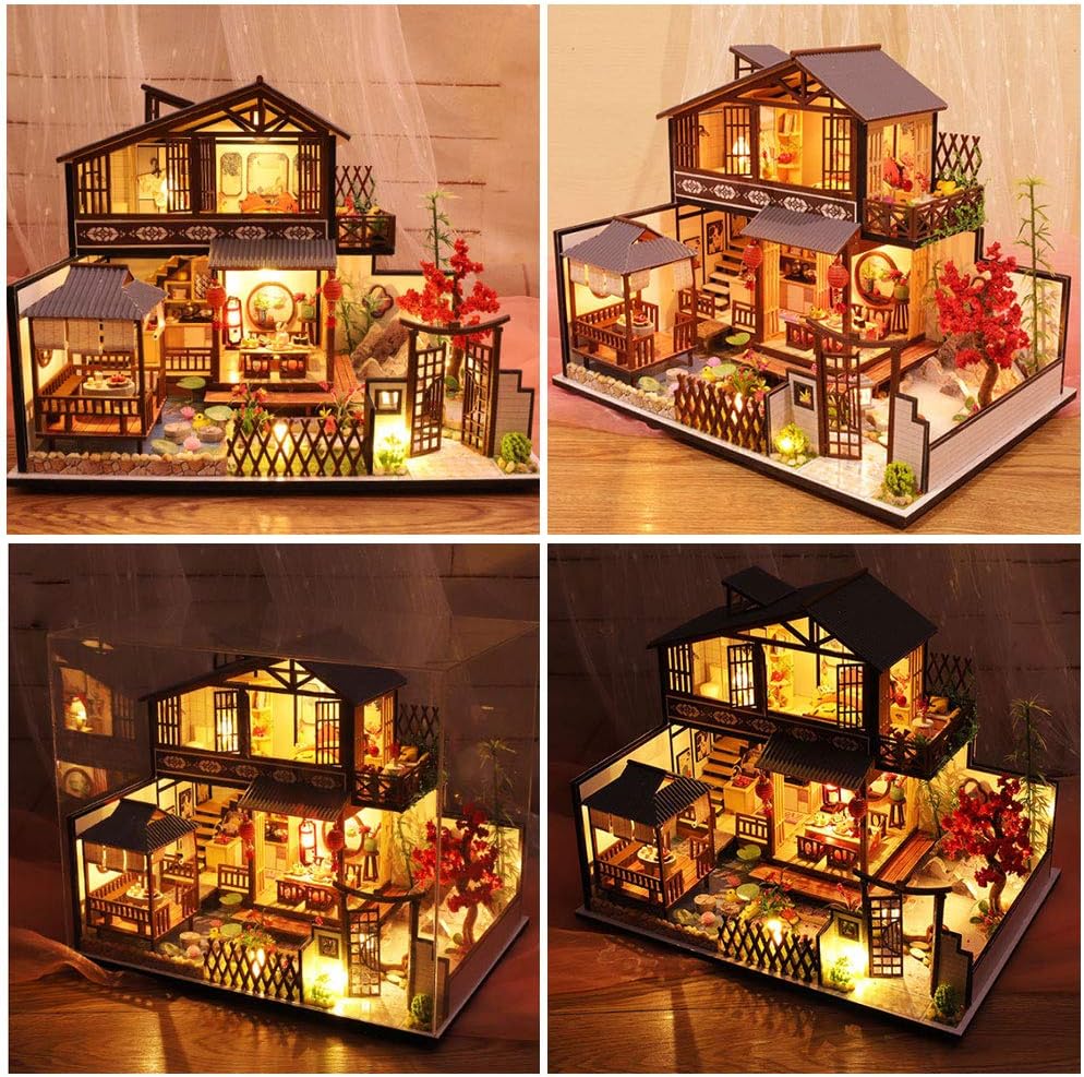 Beautiful DIY “Sakura” Dollhouse Kit – Miniature Versions of Things