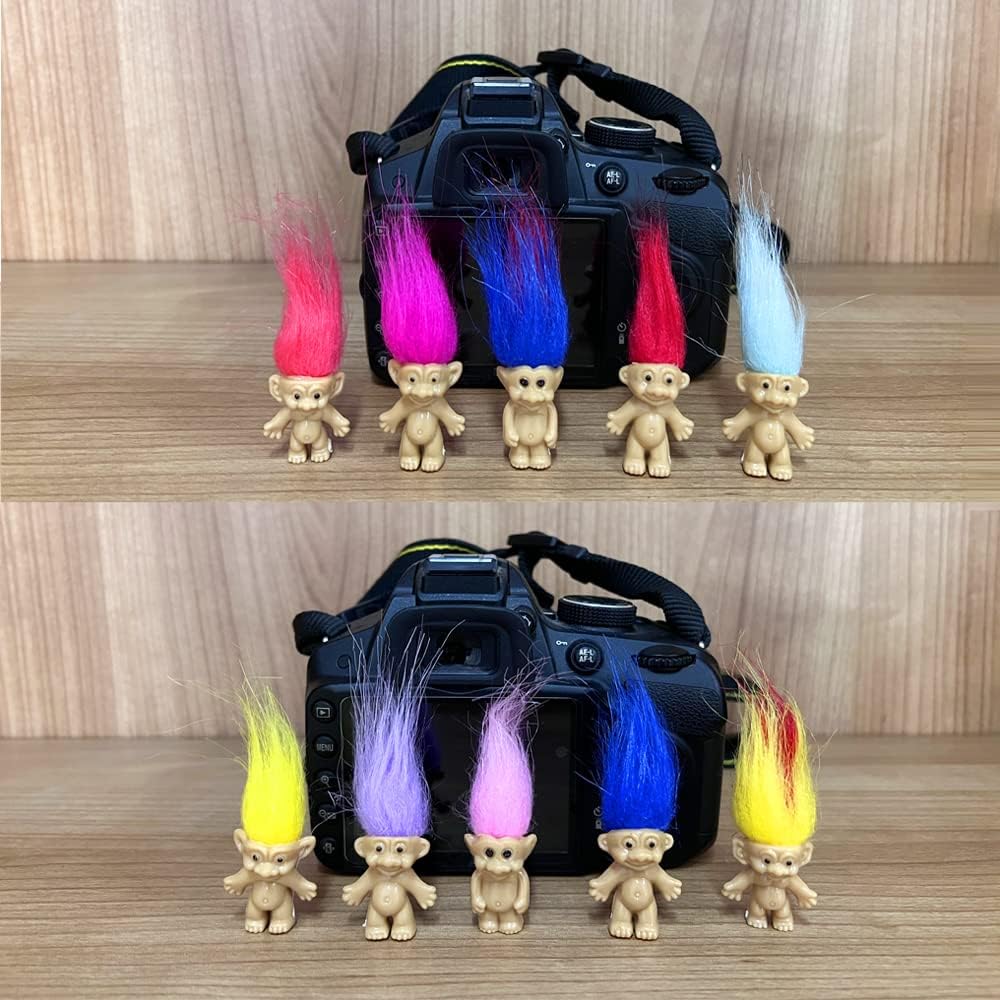 Super Mini Trolls Dolls | Set of 10 – Miniature Versions of Things